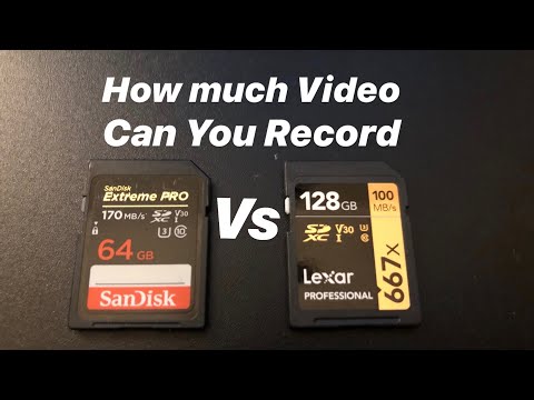 How Long Will a 256GB SD Card Record on a GoPro? — ACHIVX