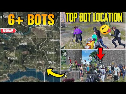 Where are most bots located in PUBG? — ACHIVX