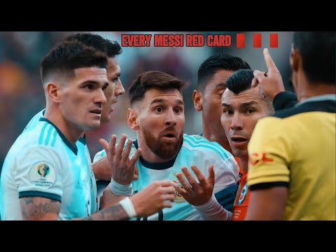 How Many Red Cards Did Messi Receive? – ACHIVX
