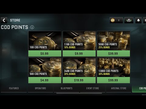 What is COD Points in Warzone? — ACHIVX