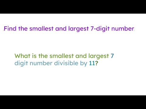 What is the largest single-digit number? — ACHIVX