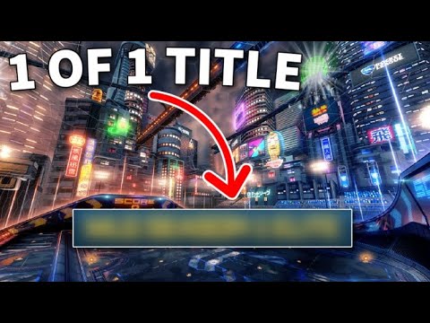 What is the Rarest Title in Rocket League? — ACHIVX