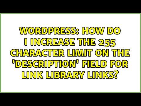 Why is there a 255-character limit? – ACHIVX