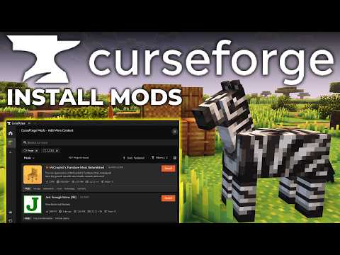 How to Make CurseForge Mods Work for Minecraft? — ACHIVX