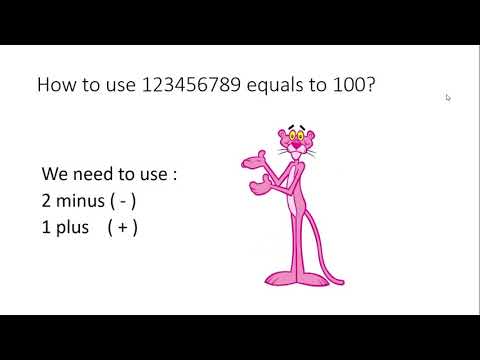 How to Use 123456789 to Get 100? — ACHIVX