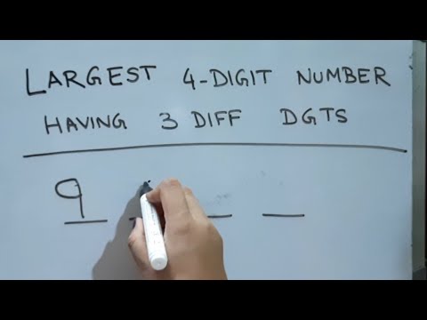 What is the largest four-digit number that can be used? – ACHIVX