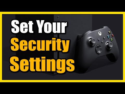Where are the security settings on Xbox? – ACHIVX