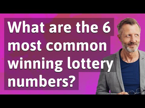 What are the Six Luckiest Lottery Numbers? — ACHIVX