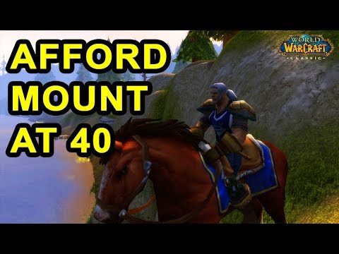 How Much Does a Level 40 Mount Cost in Classic WoW? – ACHIVX